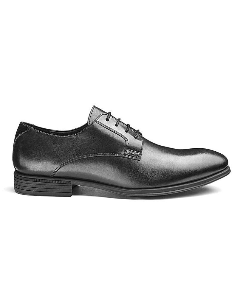 Soleform Leather Derby Shoes – BRIGHT RED BOX